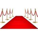 Hollywood Party Decoration Fabric Red Carpet Floor Runner 3x50 (Red ...
