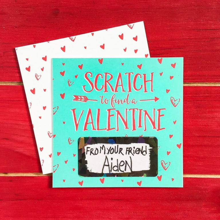 Scratch Off Valentines