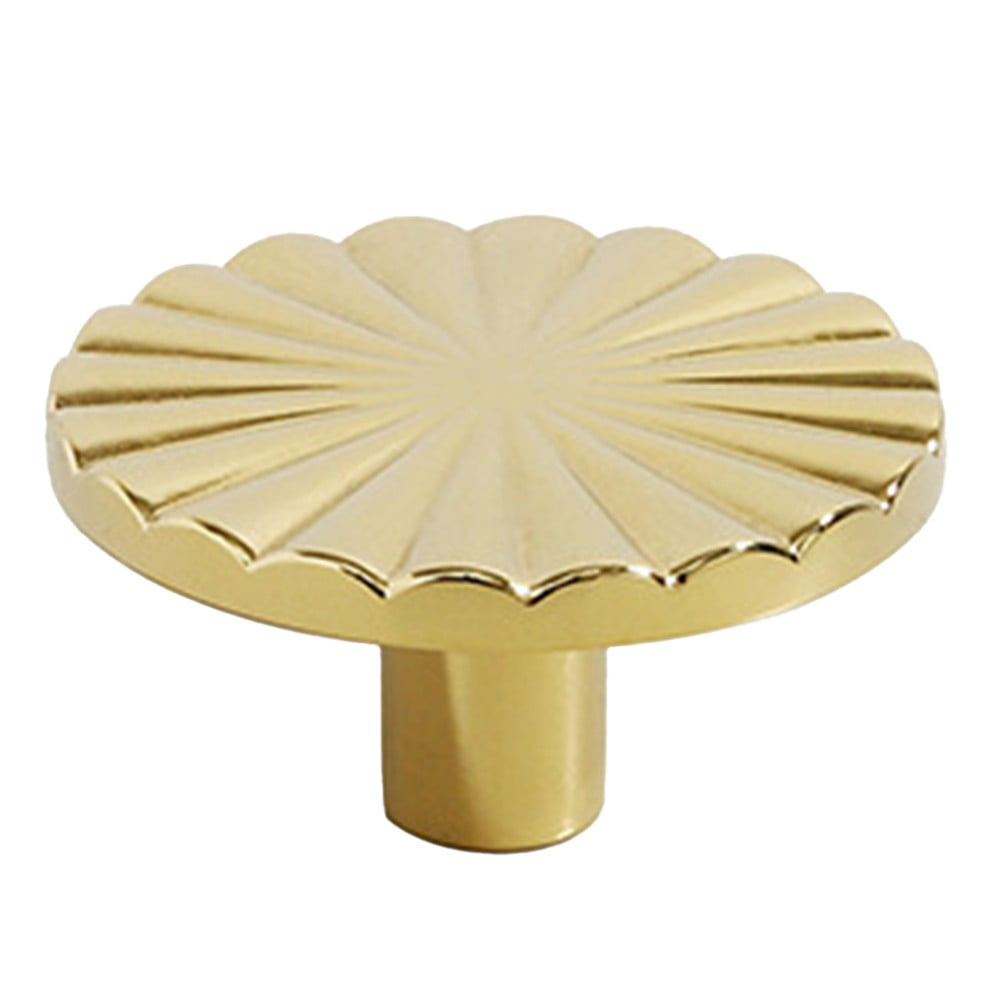 suyin Brass Round Drawe Wardrobe Brass Single Hole Handle Kitchen Knobs ...