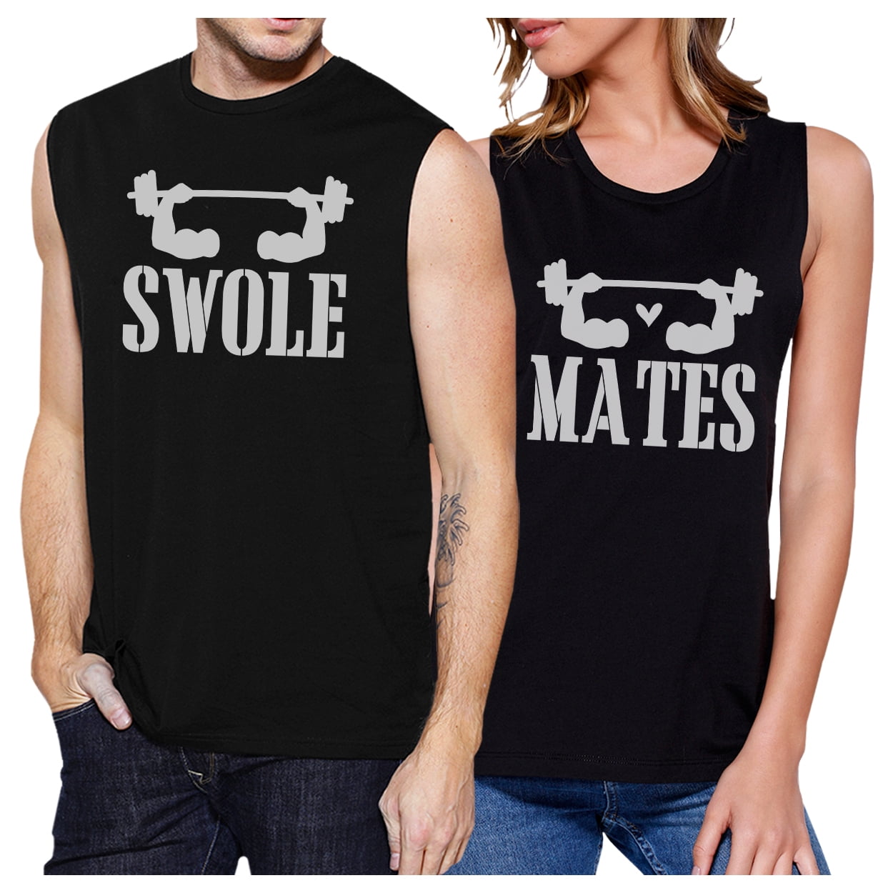 365 Printing - Swole Mates Cute Graphic Muscle Tanks Gym Gift Matching ...