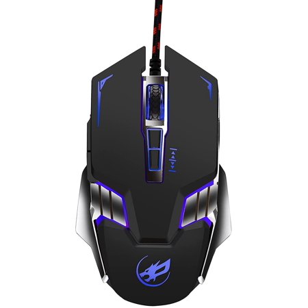 XYCCY Wired Mechanical Gaming Mouse, Colorful Breathing Light, 3200DPI ...