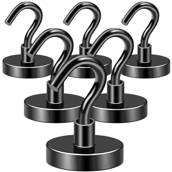 Strong Magnetic Hooks Heavy Duty 4 Pack Magnet Garage Hook Heavy Duty ...