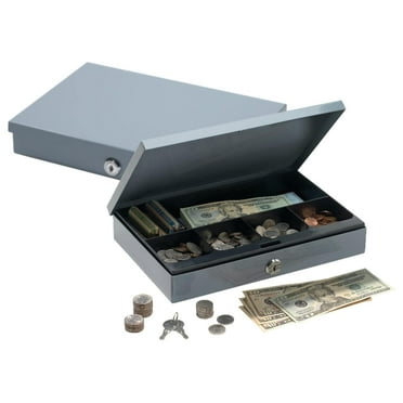 SentrySafe DCB-12 Deluxe Cash Box with Cash Drawer and Bill Clips 0.21 ...