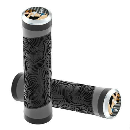 Shockproof Bike Handlebar Grips 22.2mm Bicycle Grips Non-Slip Soft ...