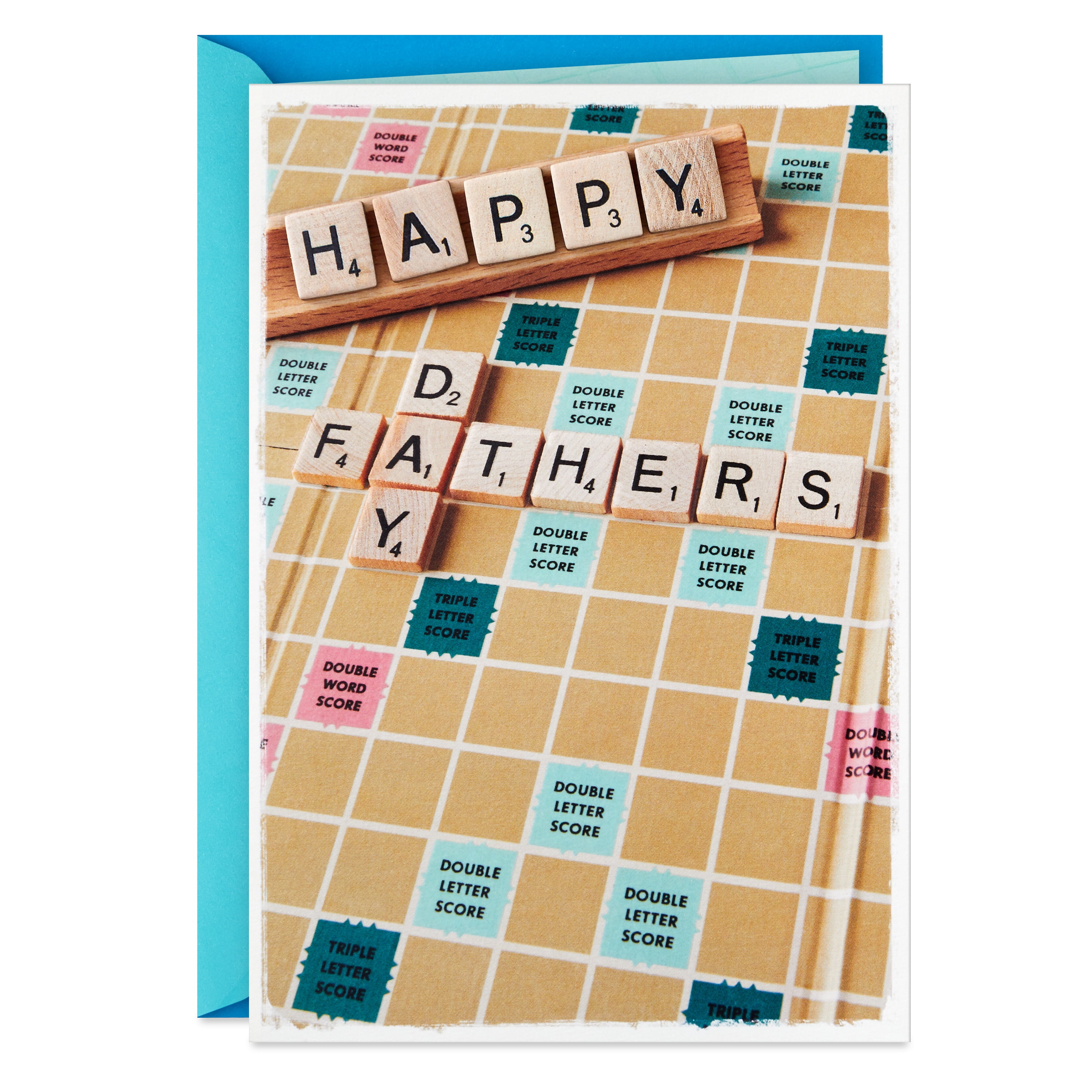Hallmark Hasbro Scrabble Father's Day Card (Triple Word Score Happy ...