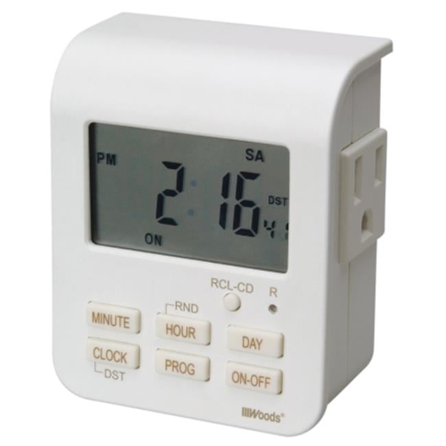 White Heavy Duty Indoor Digital Timer - Walmart.com