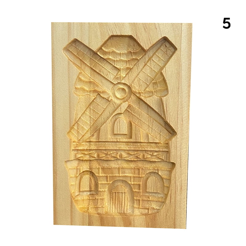 Carved Wooden Pryanik Gingerbread Cookie Mold Diy Baking Cookie Cutter ...