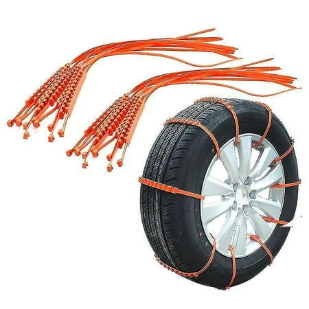 Car tire anti-skid strap non-slip zip grip strip adding traction snow ...