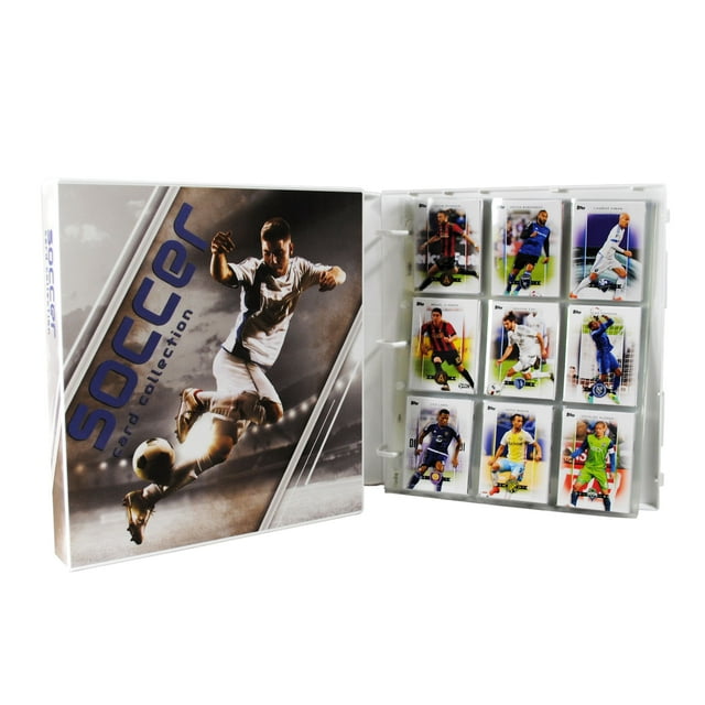 Soccer Trading Card Collection Album Kit, 10 Pages Included (No Cards ...