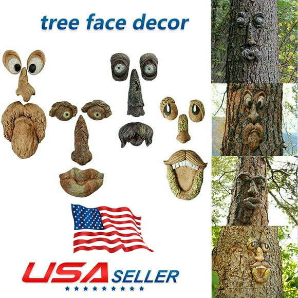 Garden Decor Tree Faces