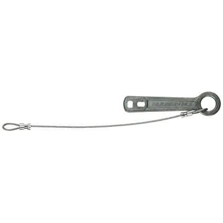 Dixie EMS 5080 Heavy Duty Metal Oxygen Cylinder Wrench/Key with Cable ...