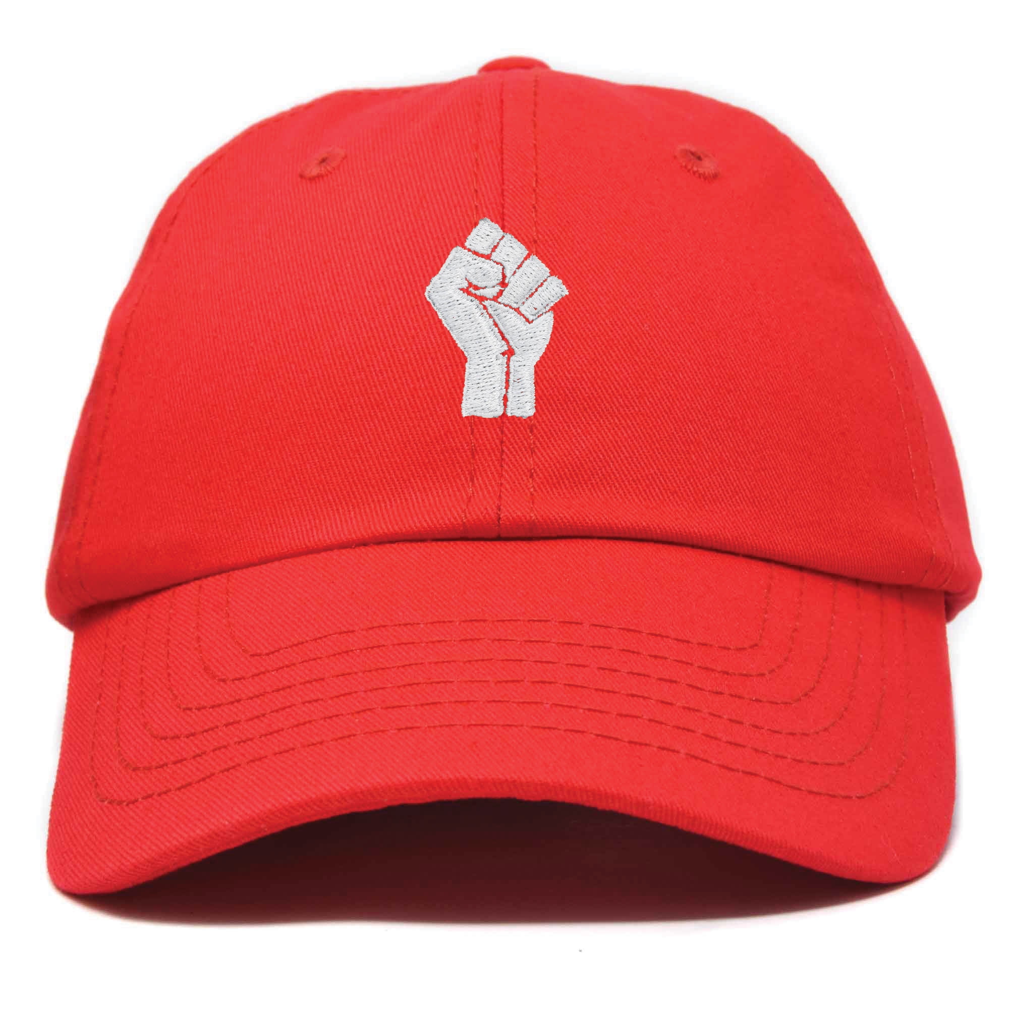 DALIX BLM Fist Baseball Cap Embroidered Hat in Red - Walmart.com