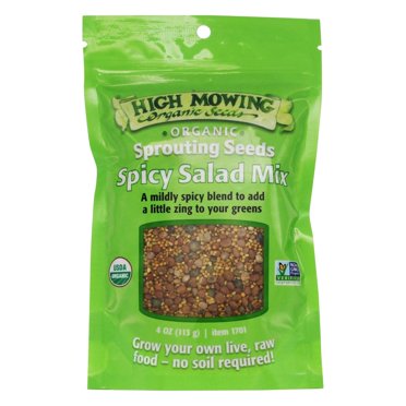 Protein Powerhouse Sprouting Seed Mix: 1 Lb - Organic, Non-GMO ...