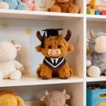8'' Highland Cow Plush,Weighted Highland Cow Stuffed Animal,Emotional ...