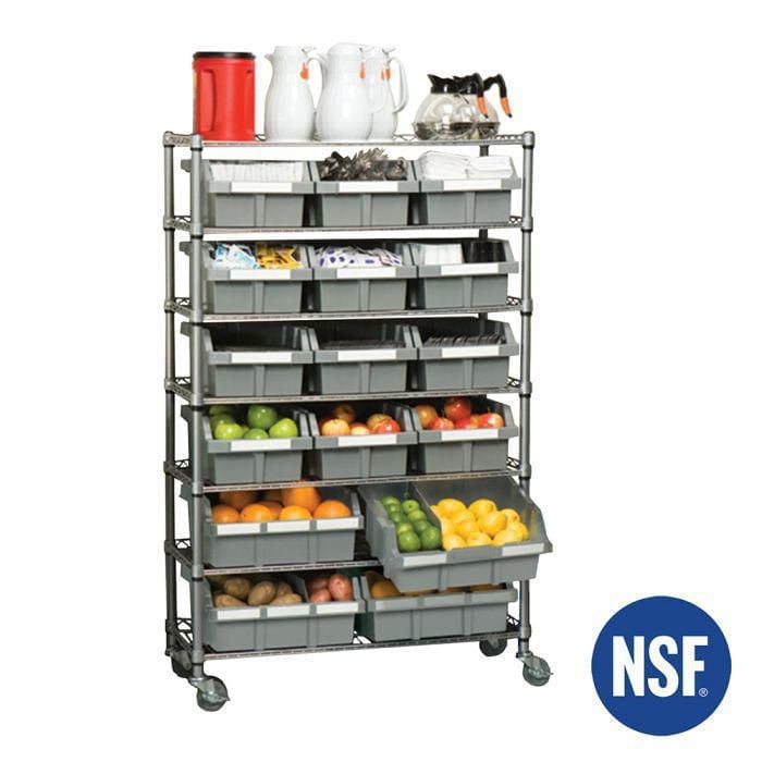 Click here for Seville Classics 7-Tier Bin Rack Shelving System 5... prices