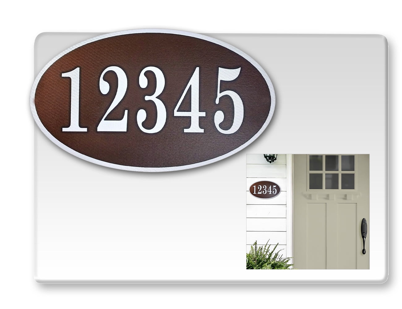 Curb-N-Sign Custom Fancy Address Numbers for Outside, Custom, Super ...