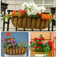 3 Pack Coco Liners for Window Planter Box - 24in 100% Natural Coconut ...
