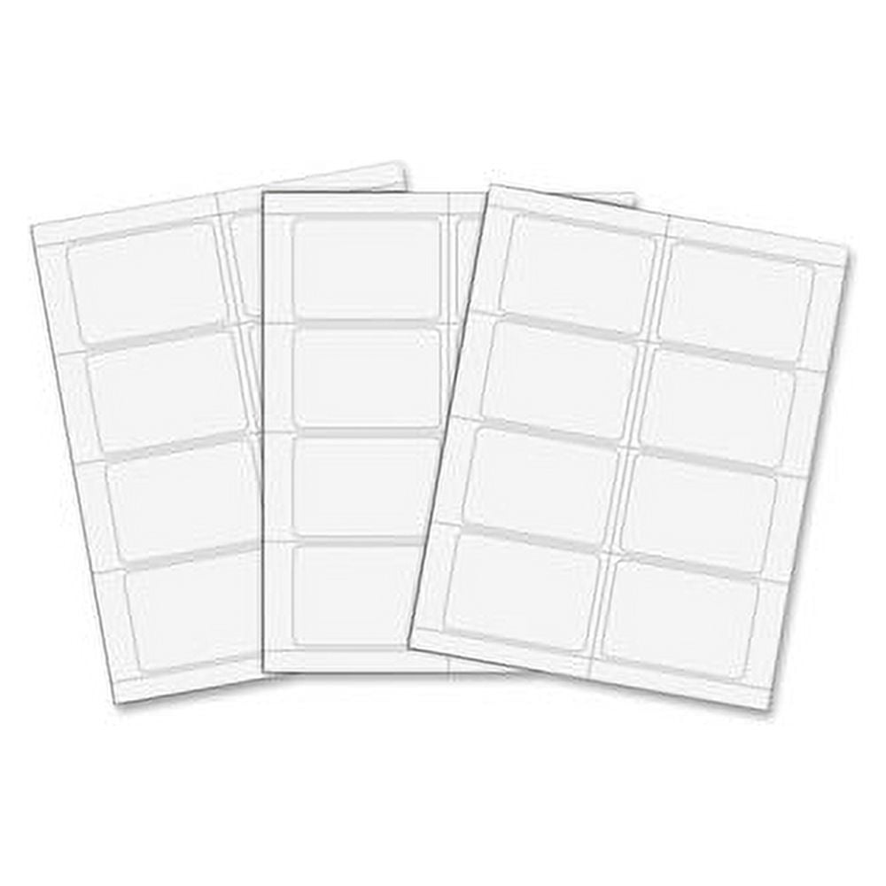 C Line Name Tag Label Sheets For Laser Inkjet Printers White Peel c-line-name-tag-label-sheets-for-laser-inkjet-printers-white-peel