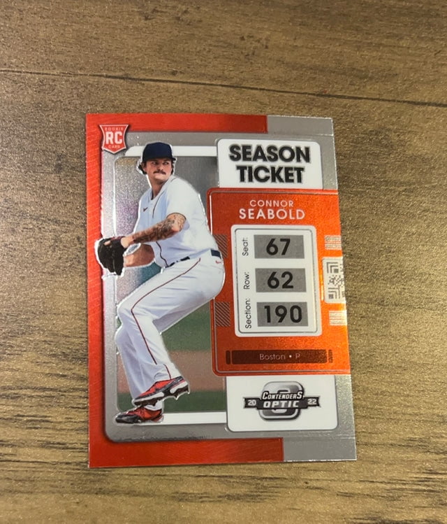 Connor Seabold MLB Boston Red Sox 2022 Panini Chronicles - Contenders ...