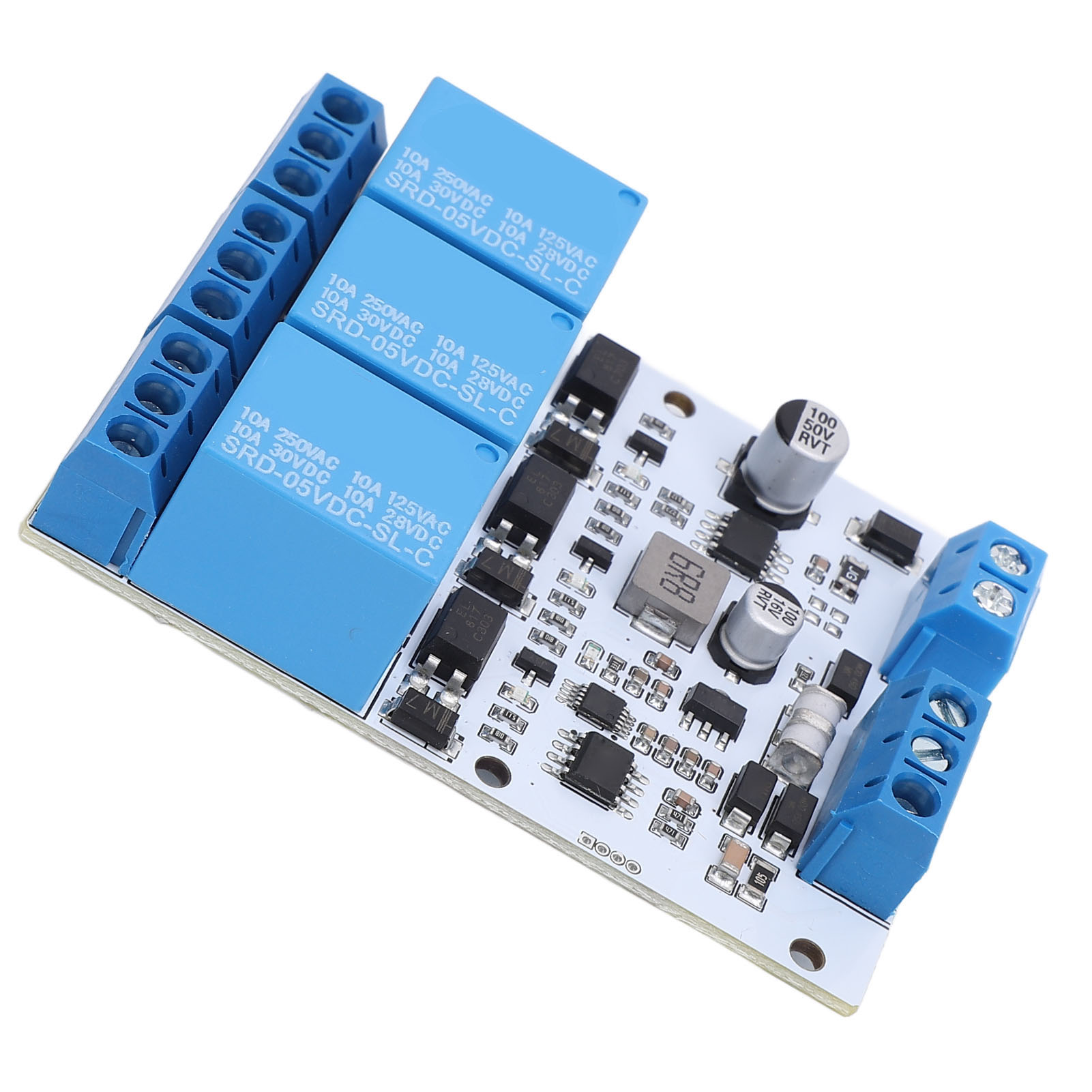 Module 3 Channel Relay Module RS485 TTL Serial Control RTU Relay Module ...