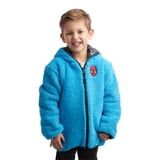 Marvel Boys’ Avengers Spider-Man Reversible Jacket – Sherpa Fleece ...