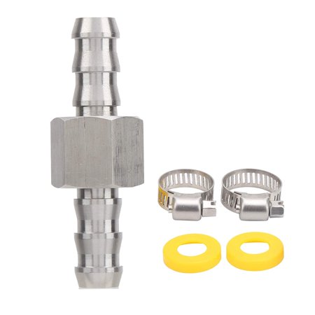 3/8 Fuel Line Fuel Pressure Barbed Push Lock T-Fitting Adapter, NPT ...