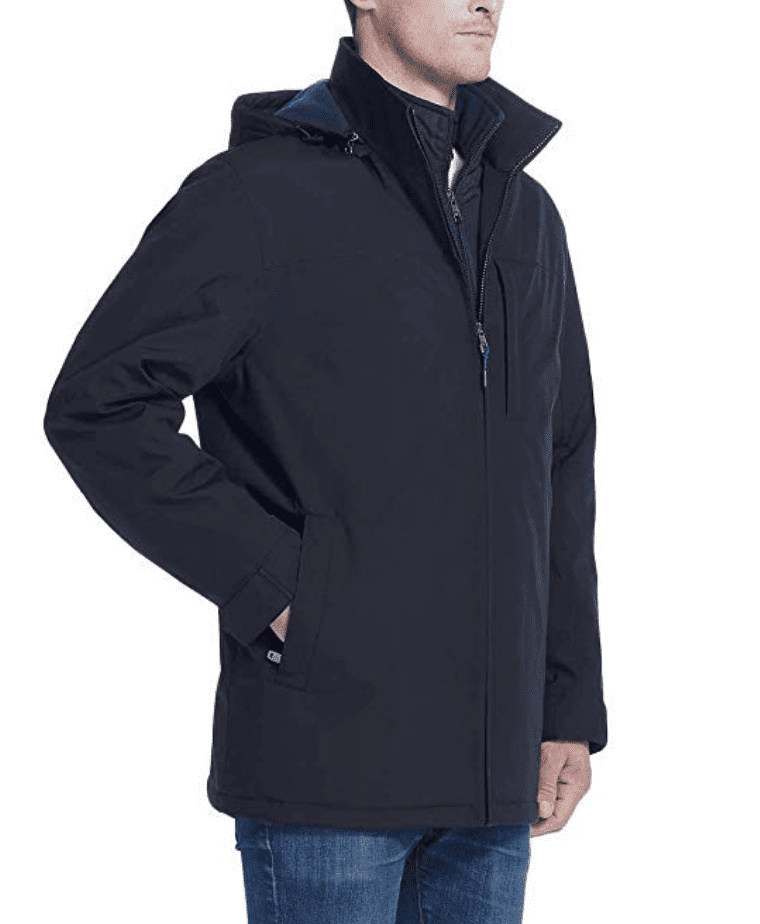 Buy Weatherproof Men's Ultra Tech Men's Jacket Fleece Bib Removable ...
