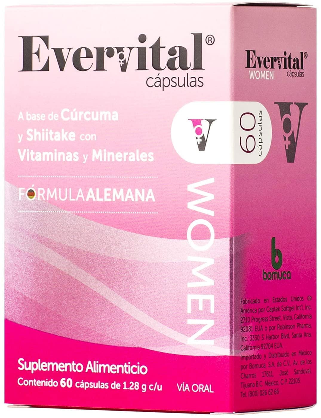 Evervital Women Suplemento Alimenticio 60 Capsulas Evervital Women ...