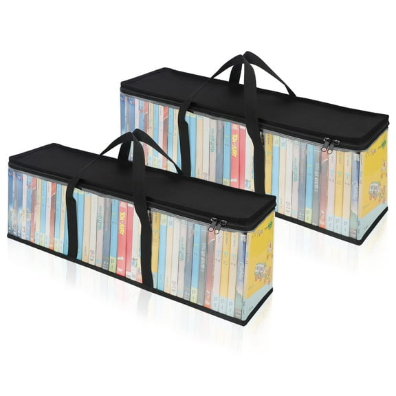 DVD CD Storage Case with Extra Wide Title Cover Pages for Blu Ray Movie ...