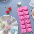 12-piece pumpkin chocolate candy silicone mold, creative pumpkin-shaped ...