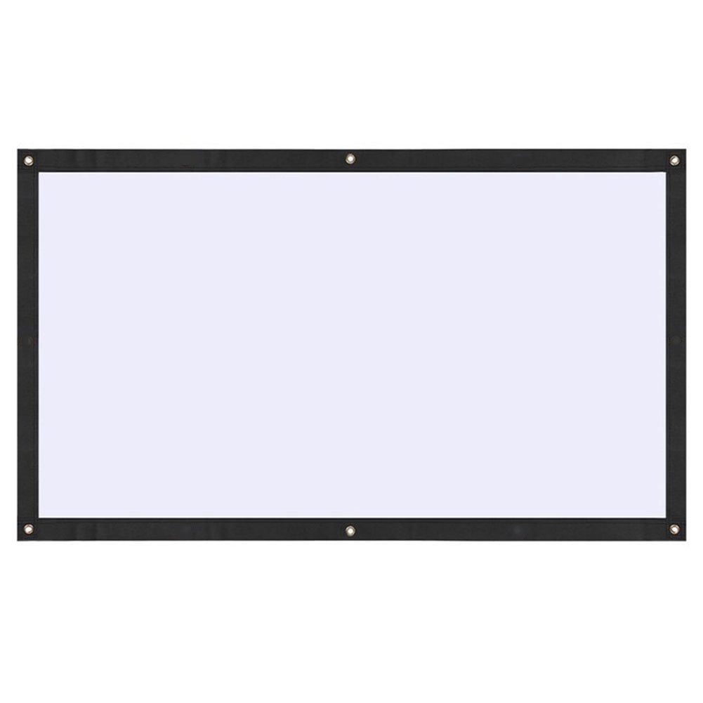 Projection Curtain Projection Screen Soft Portable Polyester 100 Inches ...