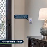 TOPGREENER Digital Astronomic Timer Switch, 7-Day Programmable Sunrise ...
