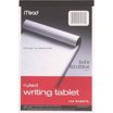 "Mead 6""x9"" Ruled Writing Tablet, Plain Wide-lined Notepad, 100 ...