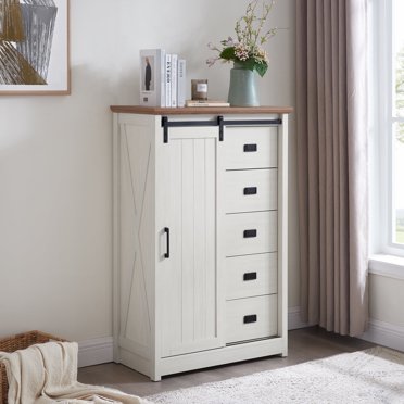 Sauder River Ranch Spacious 6-Drawer Bedroom Dresser with Extra Deep ...