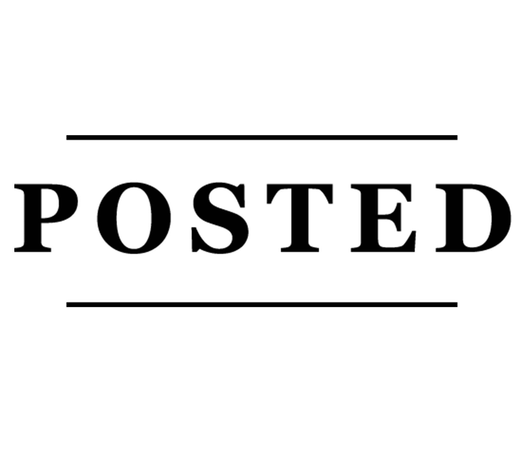 Printtoo Posted Self Inking Rubber Stamp Pre-Inked Office Stamp- Home ...