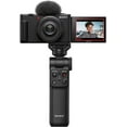 Sony ZV-1F 4K Vlog Camera, Black Bundle with ACCVC1 Kit & Extra Accessories - Walmart.com