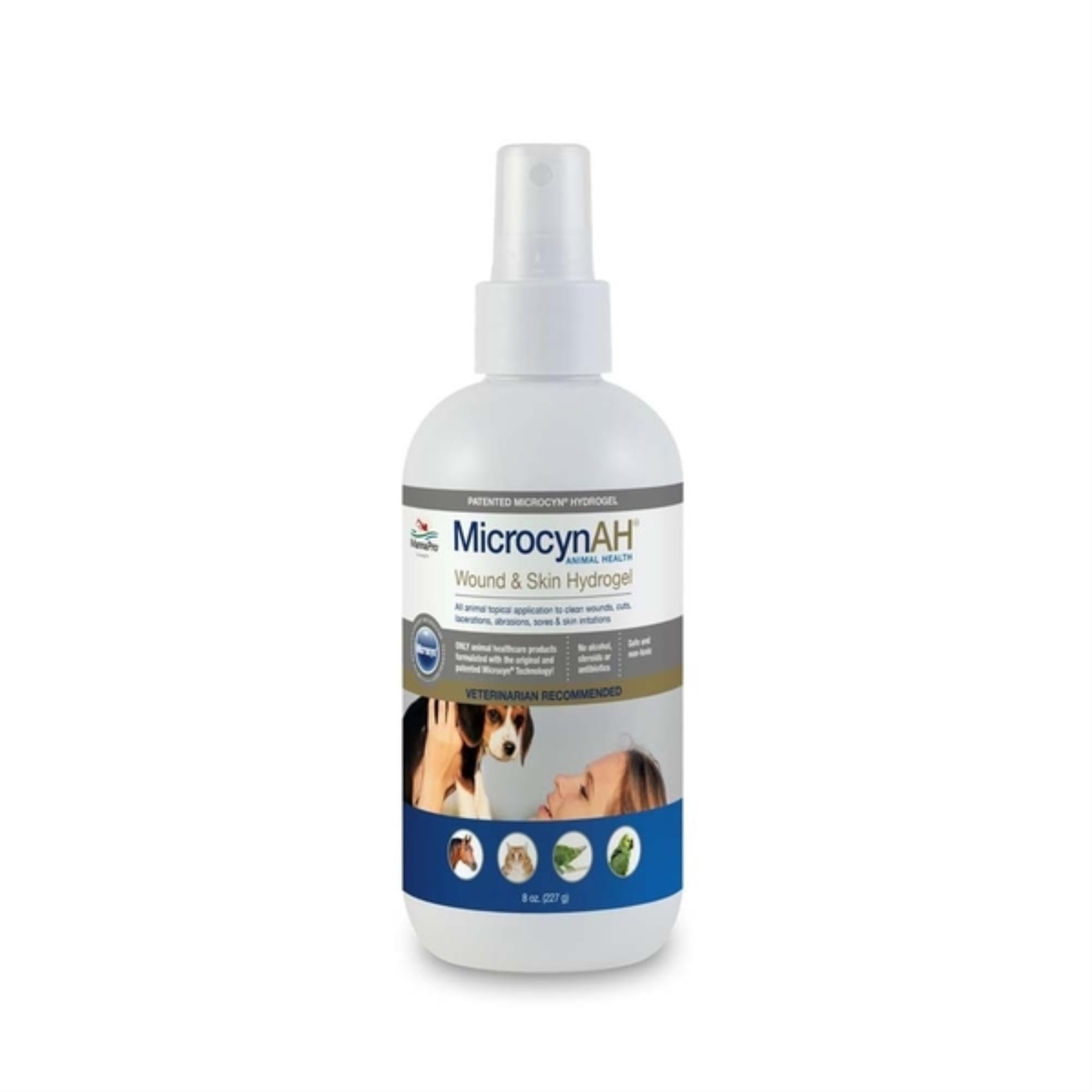 MicrocynAH Wound & Skin Care Hydrogel 8 oz - PDS-095668571054 - Walmart.com