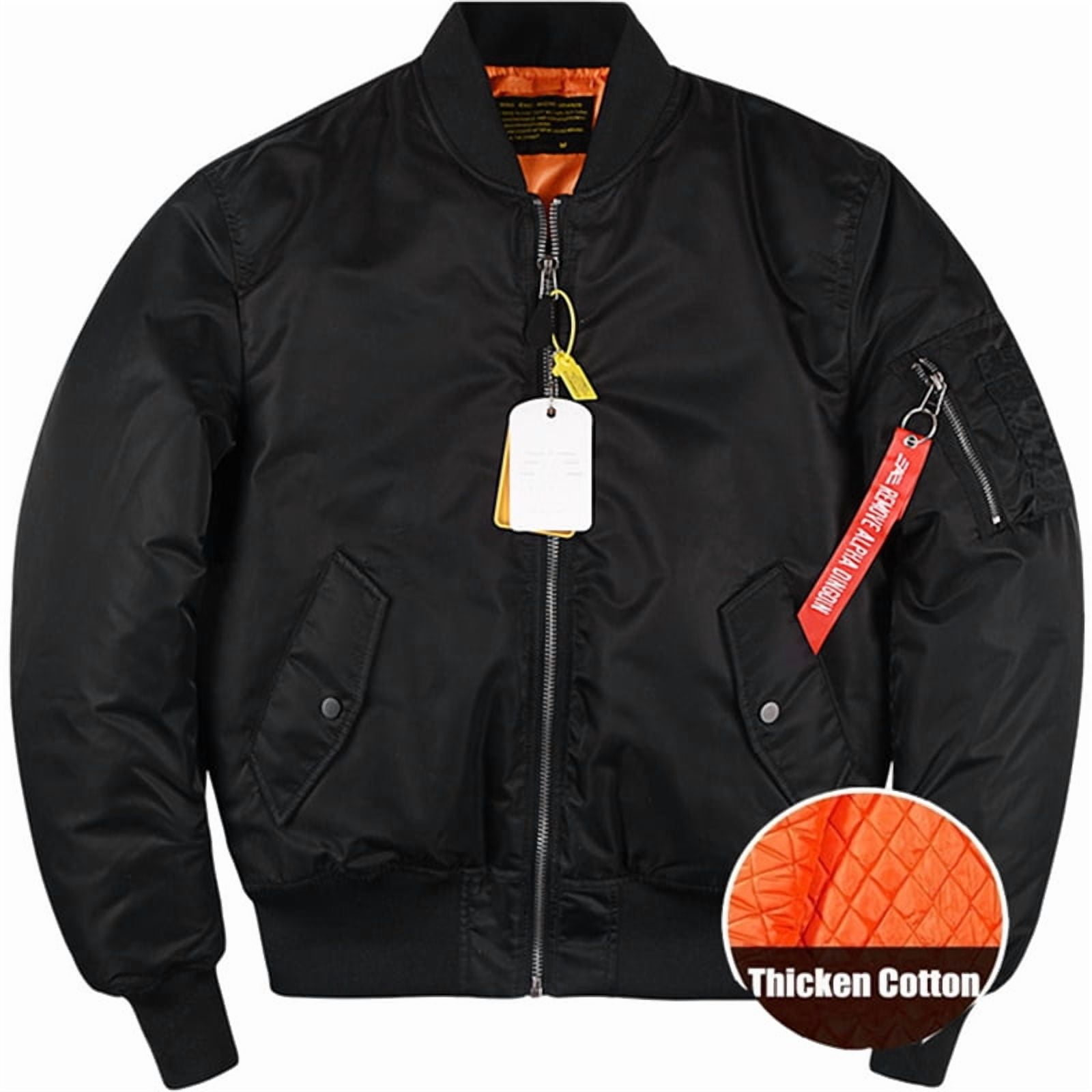 Click here for Unbranded Bomber Veste Veste Homme Épaissi Coton R... prices