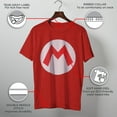 Men's Nintendo Mario Circle Icon Graphic T-Shirt - Walmart.com