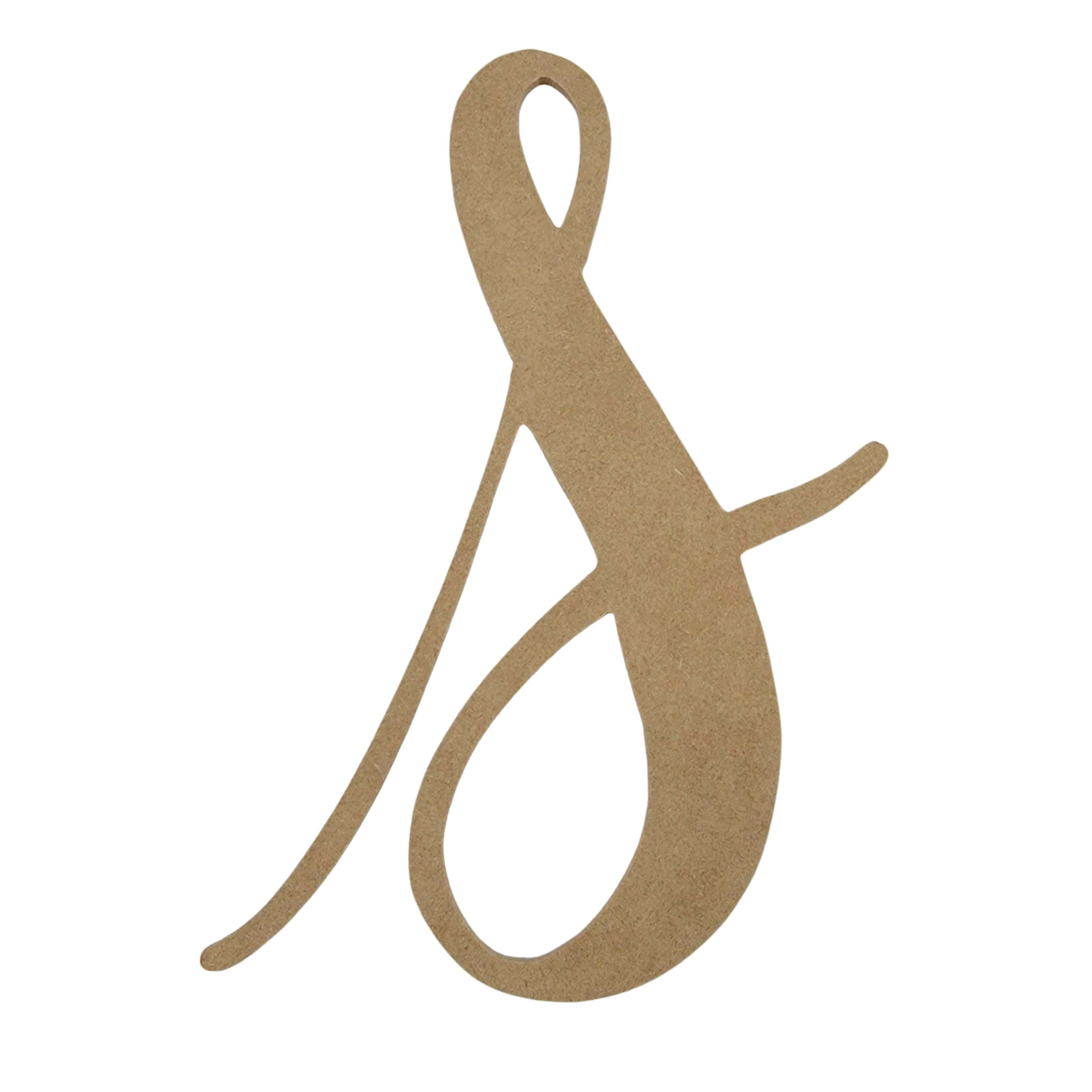 Wooden Letter Unfinished, King Basil Font, Craft Cutout - Walmart.com