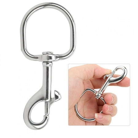 VGEBY D Ring Clasp, 316 Stainless Steel Single Head Hook D-Ring Lobster ...