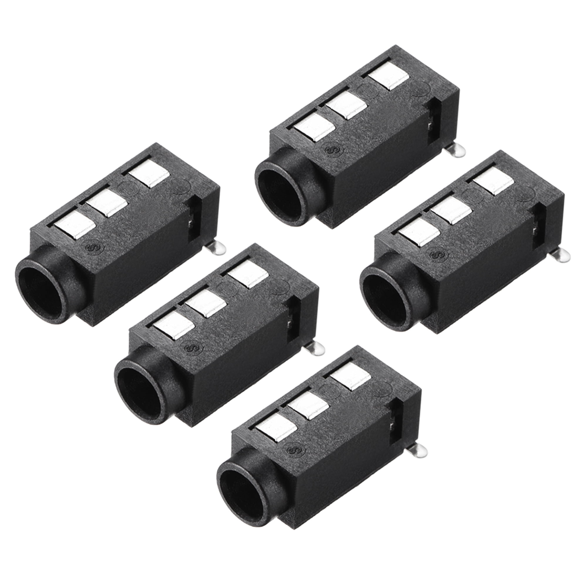 3.5 mm Audio Jack Connector PCB Mount Female Socket 4Pin PJ-320D 5pcs ...