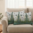 Country Flower Butterfly Dragonfly Waterproof Throw Pillow Covers Set ...