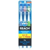 (Pack of 3) Reach Advanced Design Toothbrushes, Firm Bristles - Walmart.com