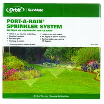 Orbit 2-Station Adjustable Lawn Gear Drive Sprinkler System Kit for ...