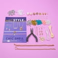 Next Style Do It Yourself Chic Shell Gold Jewelry Set - Walmart.com