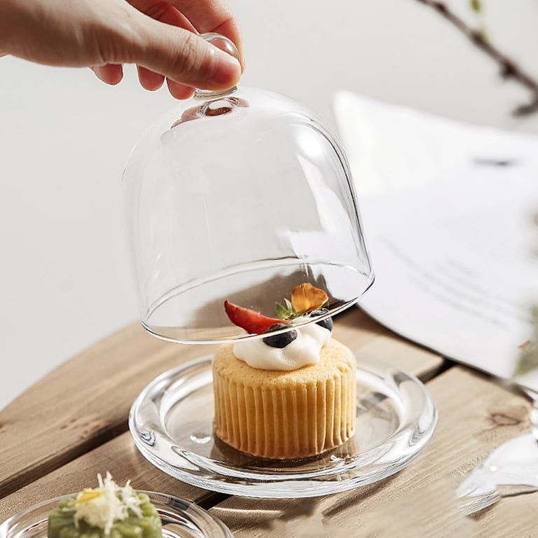 Cupcake Display Mini Cupcake Stand With Dome TIHOOD 12PCS Mini Cupcake ...