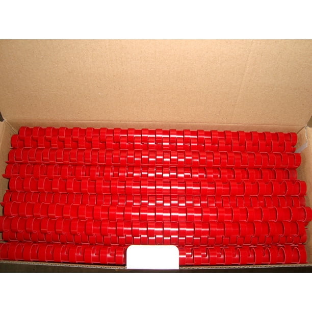 DAMAIE Plastic Binding Spines, Assorted Colors, 100 Count - Walmart.ca
