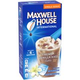 Maxwell House International French Vanilla Iced Latte Café-Style Single ...