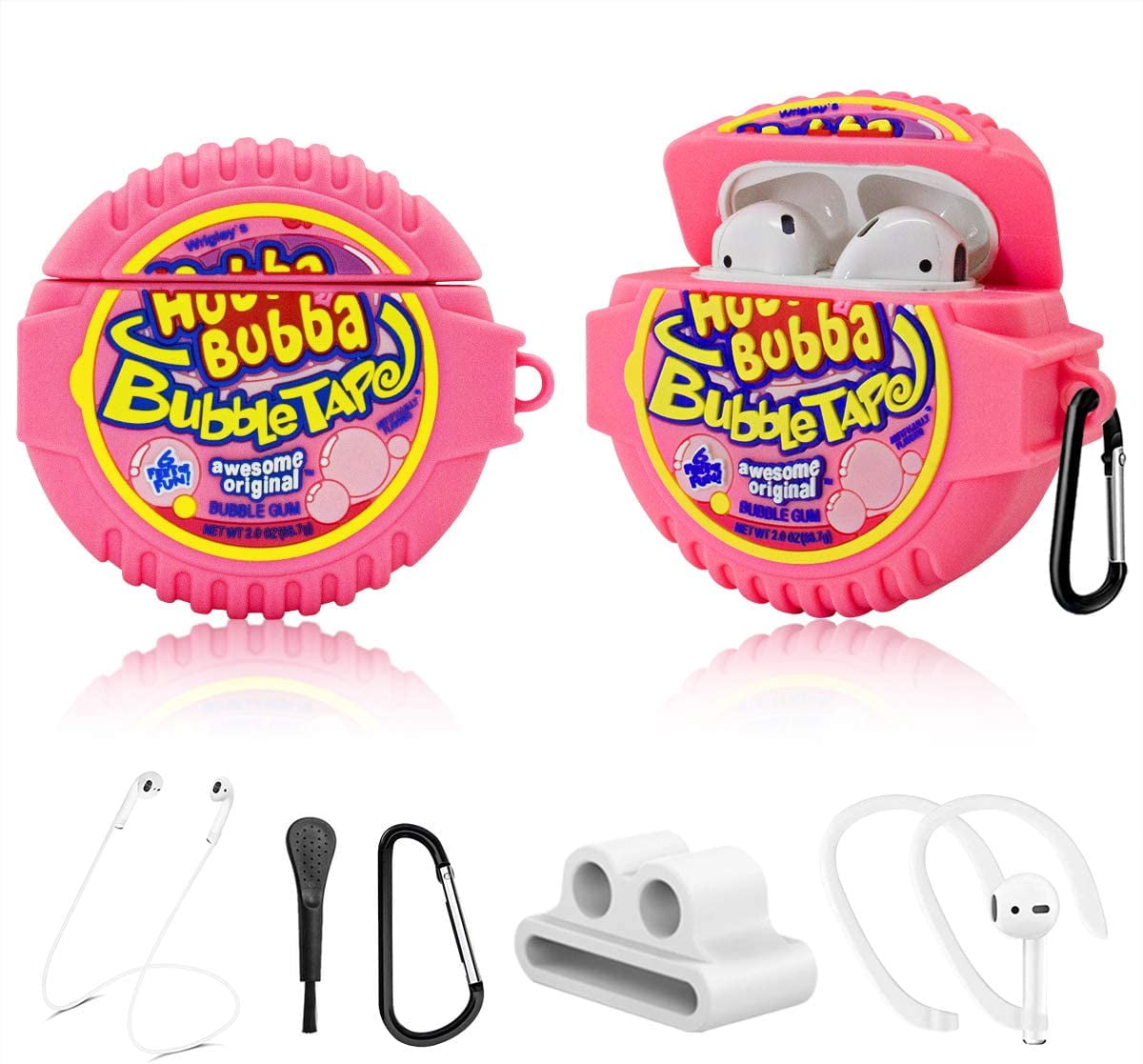 Airpods Case for Airpods 2/1 Food Cartoon Cute 3D Funny Bubba Candy ...